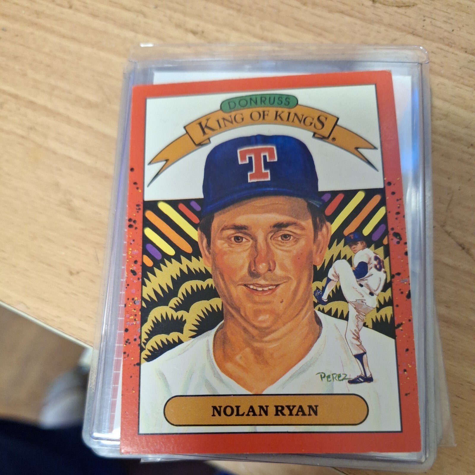 1989 Donruss king of kings Nolan Ryan Pitcher #665 Baseball Card ...