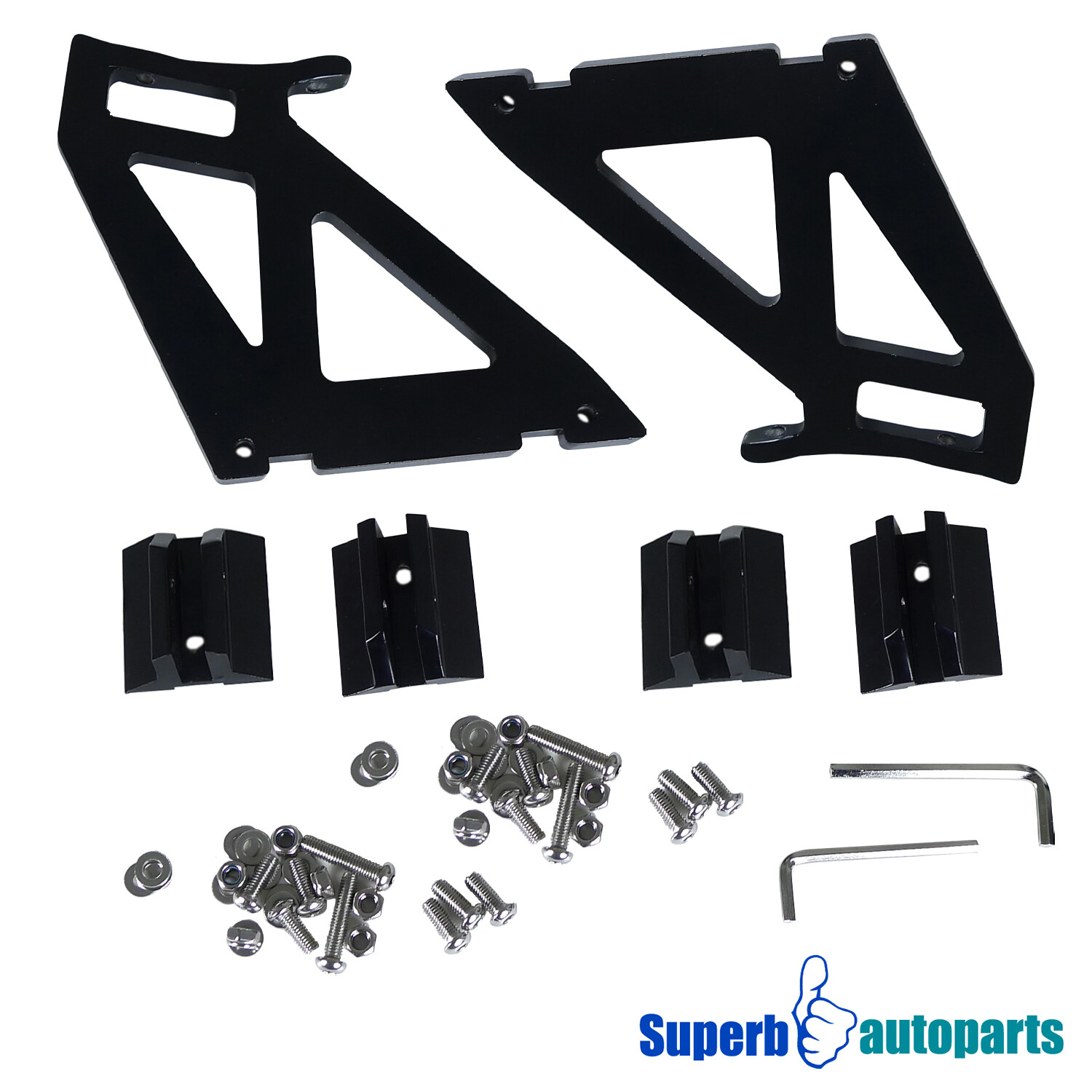 Black Aluminum Adjustable GT Double Deck F1 Style Rear Spoiler Wing | eBay