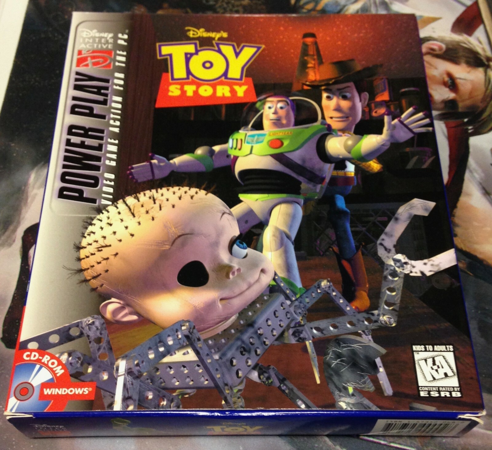 DISNEY INTERACTIVE POWER PLAY TOY STORY 1 VIDEO GAME FOR PC BIG BOX ...