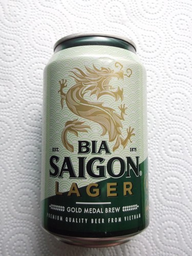 SAIGON LAGER from VIETNAM 2025 empty beer can 330ml top opened | eBay