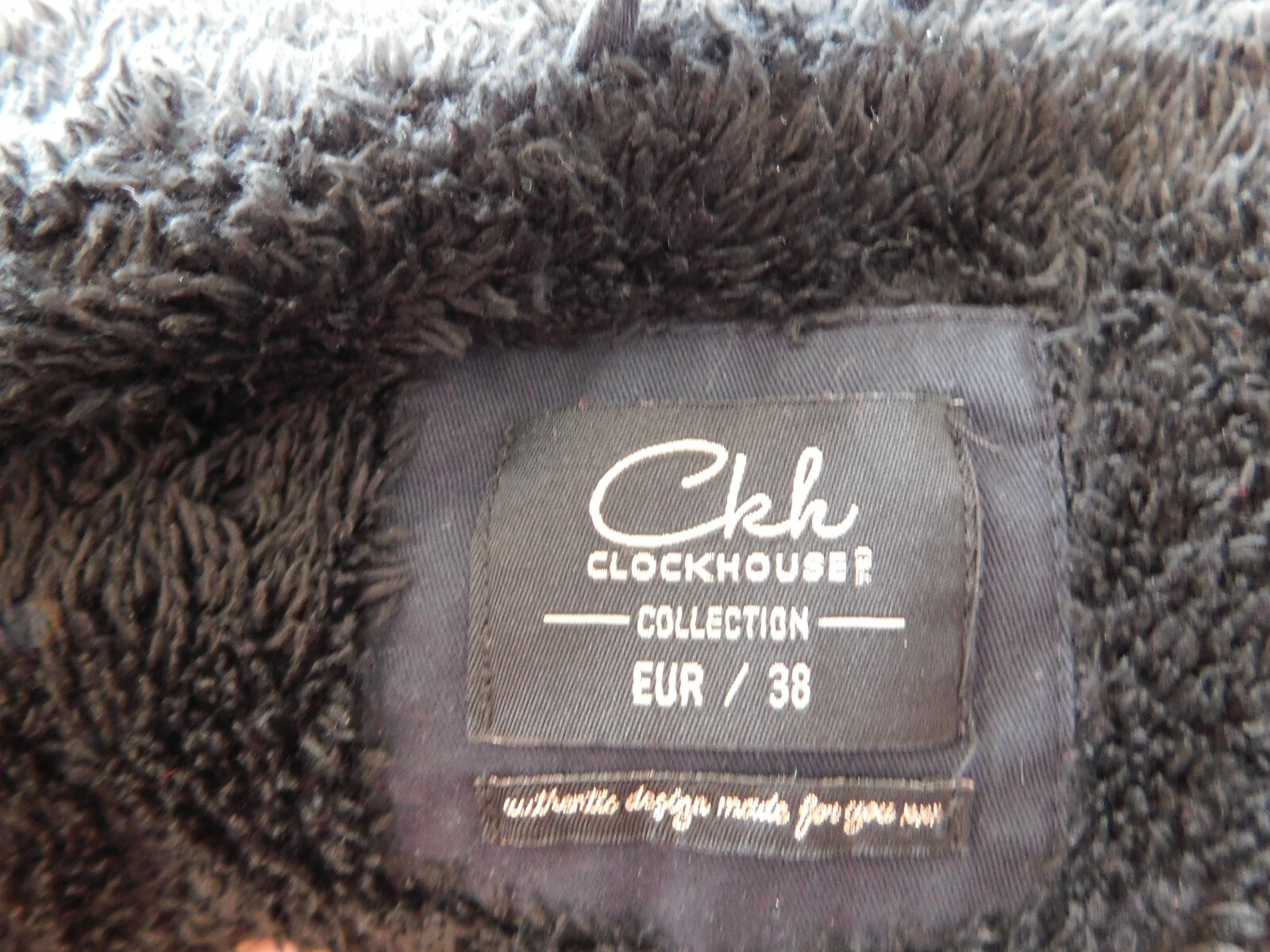 "Ckh Clockhouse"Damen Warme Winter Kapuzen Jacke Gr.38.Dunkelgrau ...
