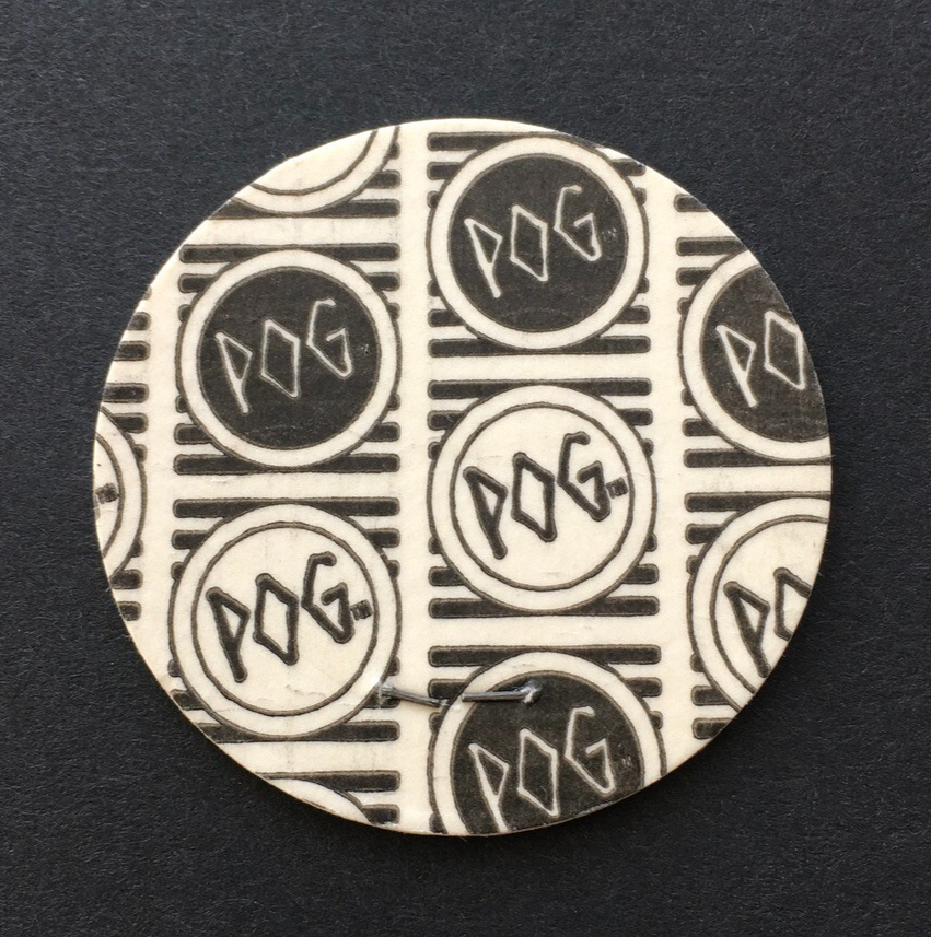 POG Squirrel Pog Milk Cap Squirrel Yellow Logo 90s Retro Vintage Game ...