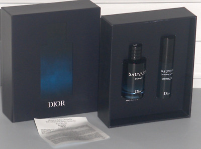 SAUVAGE Dior Men's Eau Forte Parfum .34 oz Mini + Miniature The Serum ...