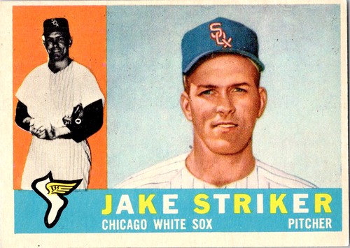 Jake Striker #169 1960 Topps Baseball Trading Card | eBay