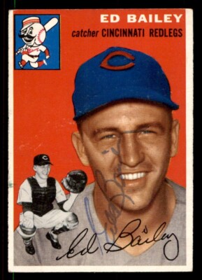 1954 Topps Baseball #184 Ed Bailey Signed Autograph (no COA) | eBay