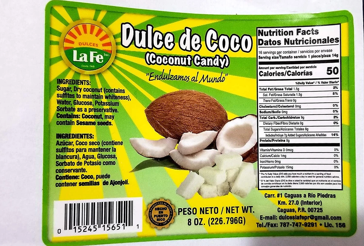 Dulce De Coco Puerto Rico