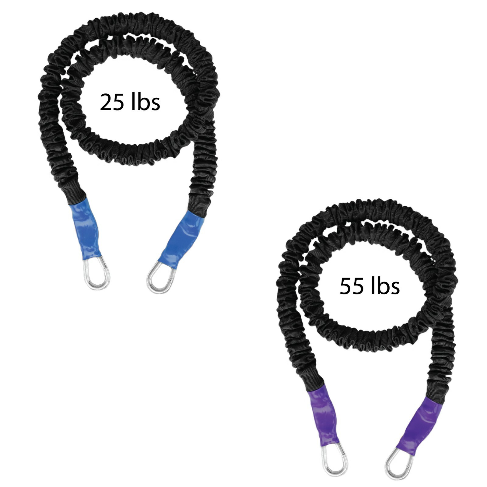 Resistance Exercise Band Set of 2 (25lb/55lb) - MADE IN USA-Body ...