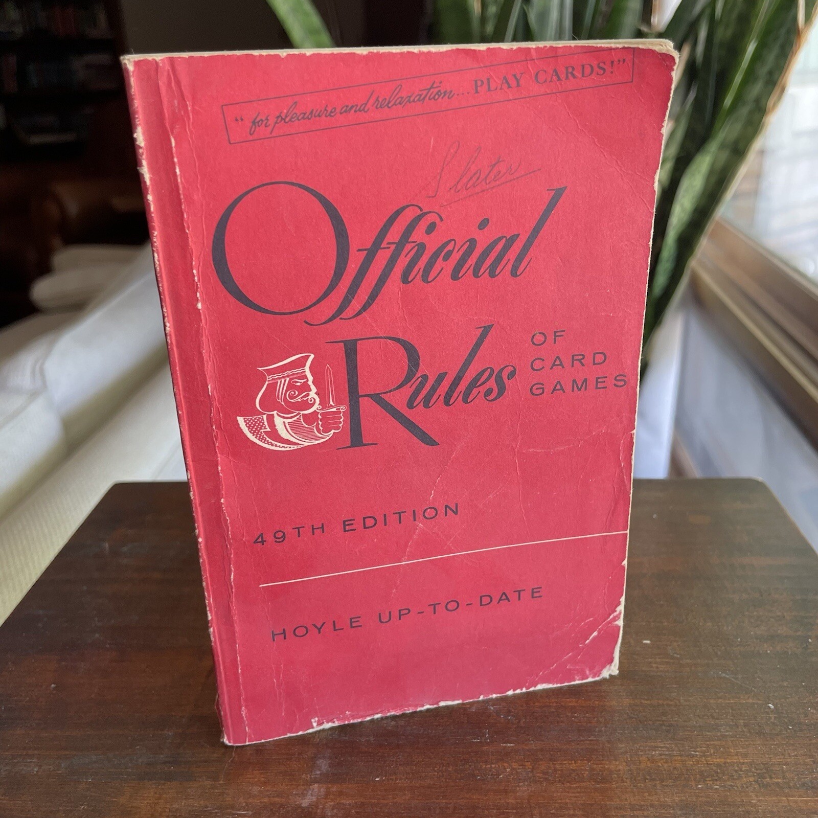 Hoyle 49th Edition Official Rules of Card Games 1955 Paperback Manual ...