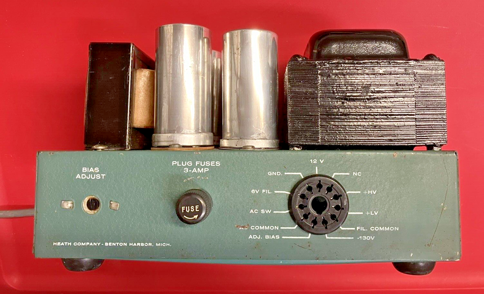 HEATHKIT HP-23 AC POWER SUPPLY FOR HAM RADIO * REBUILT * TESTED AND ...