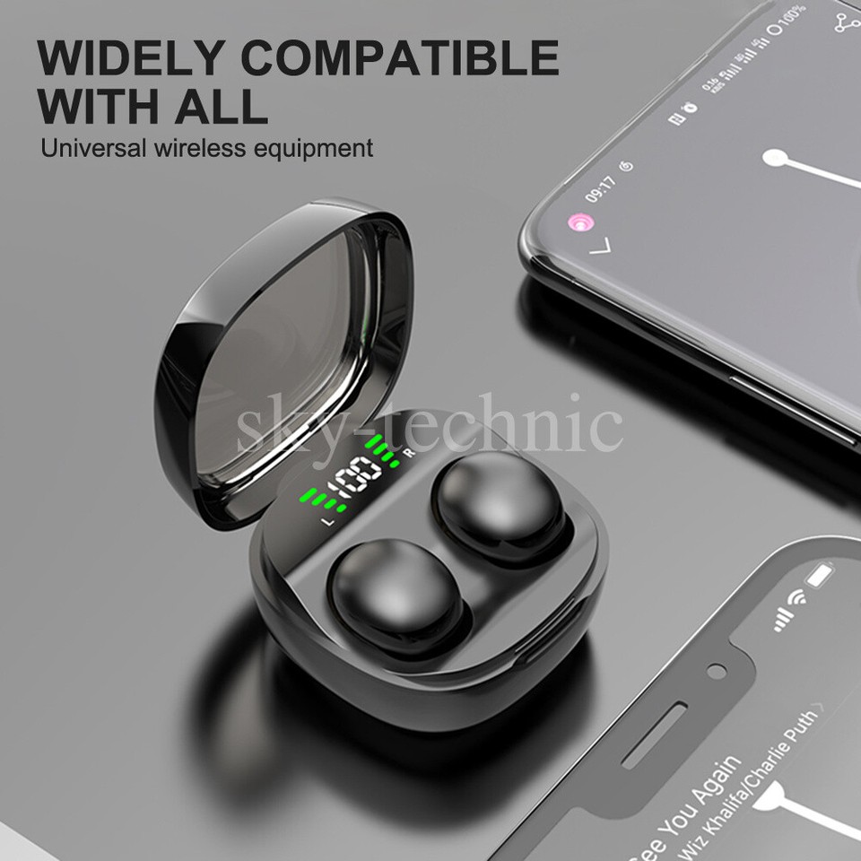 Wireless TWS Earbuds Bluetooth 5.3 Invisible Sleep Earphones Mini In ...