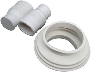 Uniflo Macerator Waste inlet & WC Toilet connector Set suitable for ...