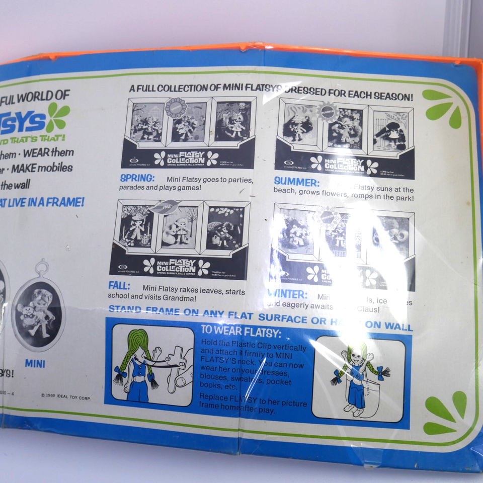 Rare Vintage 1969 Mini Flatsy SUMMER Collection by Ideal | eBay