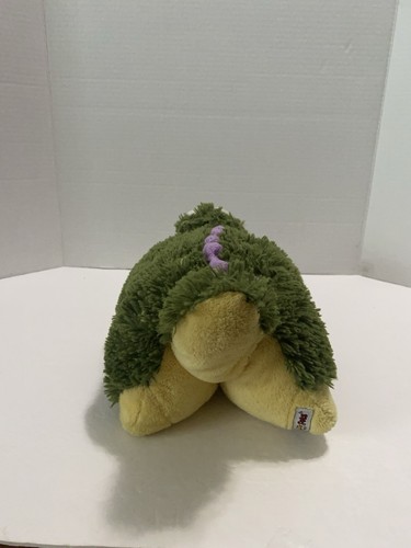 Pillow Pets Pee Wee Green Fiery Dragon Purple Yellow Spots | eBay