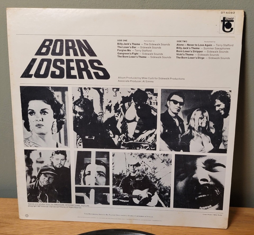 Born Losers Soundtrack 1967 Tower Records Psych Biker Rock Vinyl LP | eBay