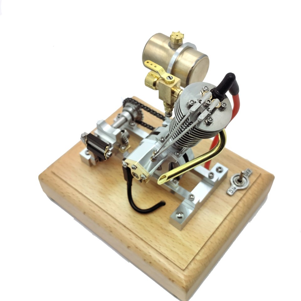 H09 Mini Gasoline Engine Model Kit Engineer DIY Toys Gifts Collection ...