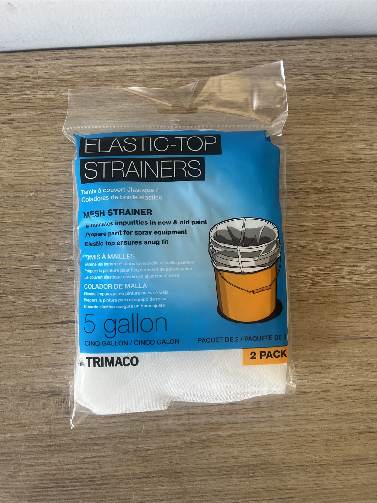 Blue Hawk 2 Pack Plastic Bucket Paint Strainers Fits Container Size 5 ...