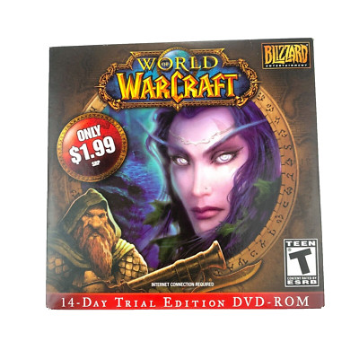 World of Warcraft Trial Edition 14-Day CD-Rom PC Windows 2000/XP Game B ...