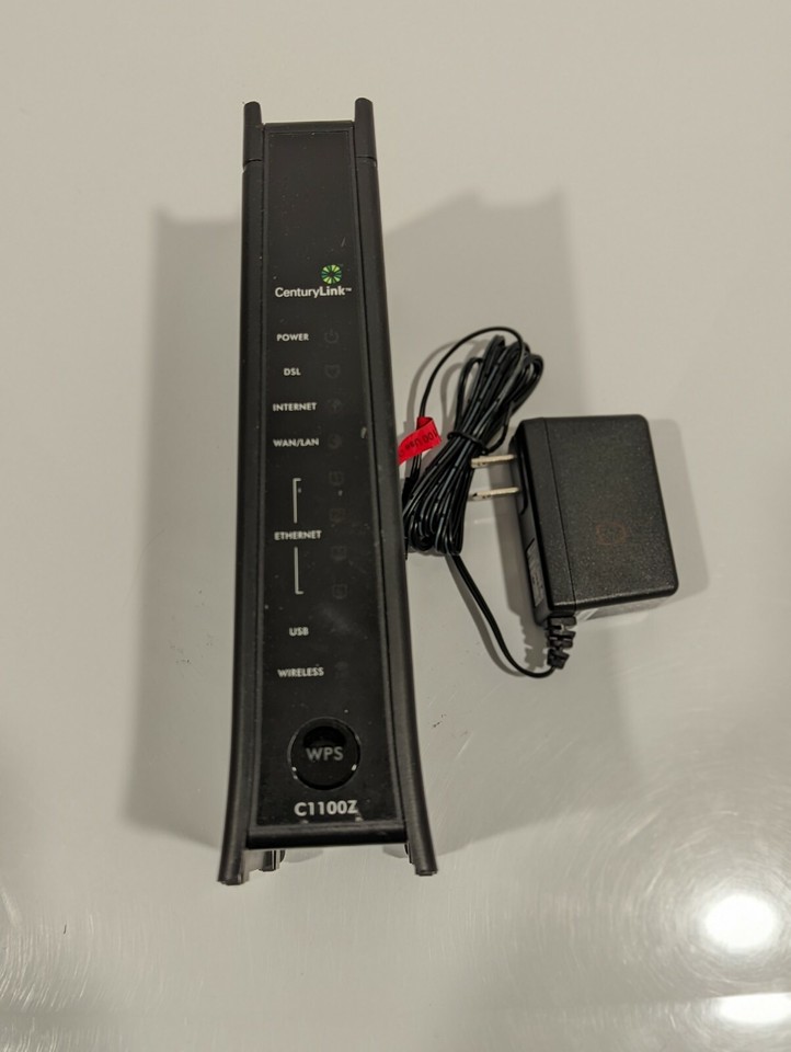 CenturyLink C1100Z ZyXel Wireless WiFi Modem Router w/ Power Adapter | eBay