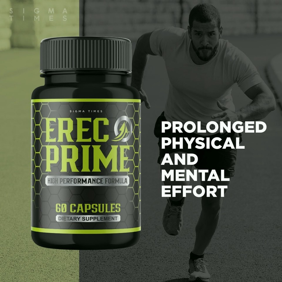 (5 Pack) Erec Prime Supplement for Men Virility, Male Performance Pills ...