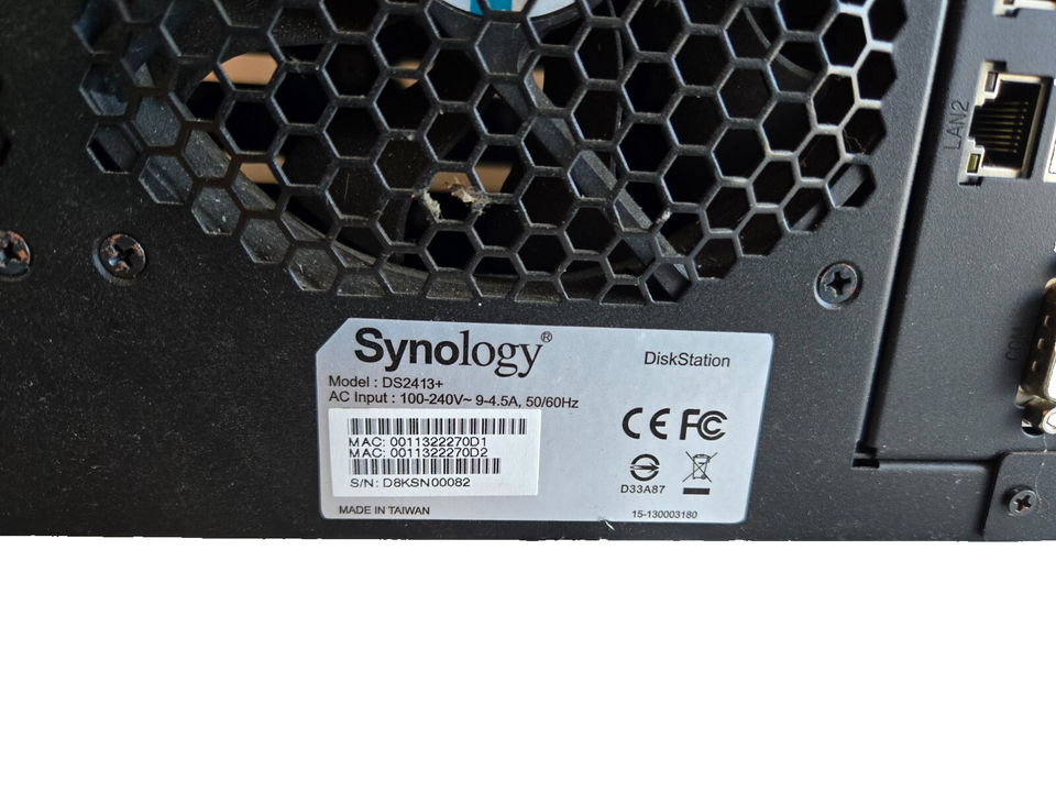 Synology DiskStation DS2413+ 12-Bay NO HDDs/Caddies/Key NAS Only ...
