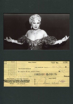 Mae West Autograph | eBay