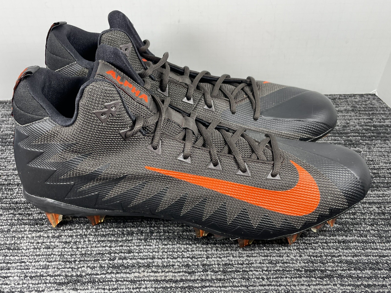 🔥 Nike • Alpha Menace Pro Mid 3/4 Football Cleats Shoes 866012-621 ...