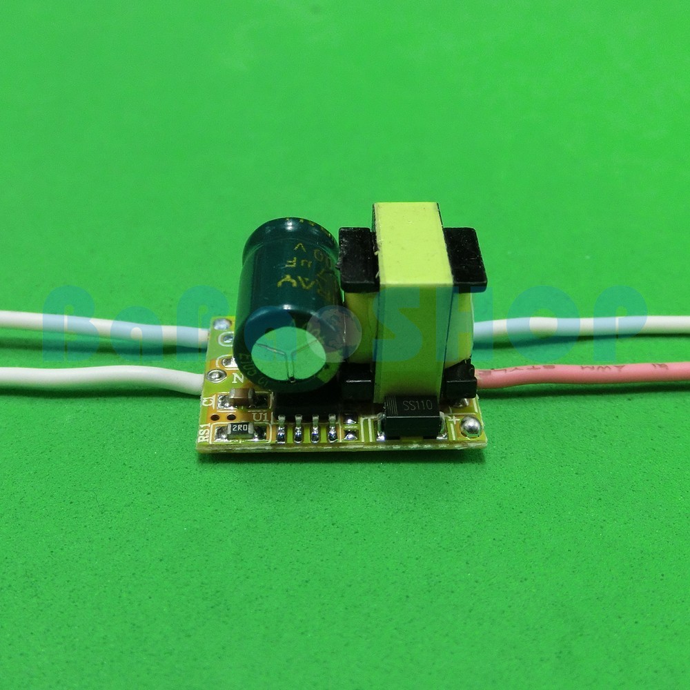 2pcs AC LED Driver 1~3x1W 300mA Power Supply Lamp Light Bulb E26 GU10 ...