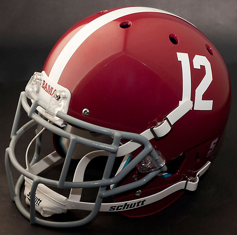 *CUSTOM* ALABAMA CRIMSON TIDE Schutt XP GAMEDAY Football Helmet w/ EGOP ...