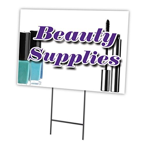Beauty Supplies 18"x24" Yard Sign & Stake | Advertise Your Business ...