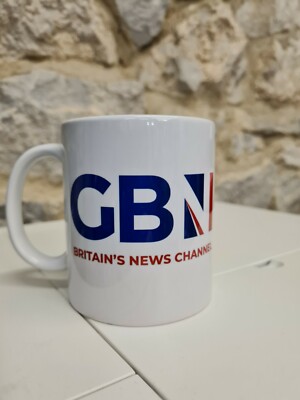 GBN Britain's News Channel Cup Mug Great Britain Patrick Christys GB ...