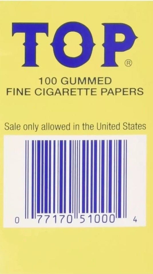 Tops Rolling Paper One pack 100 papers | eBay