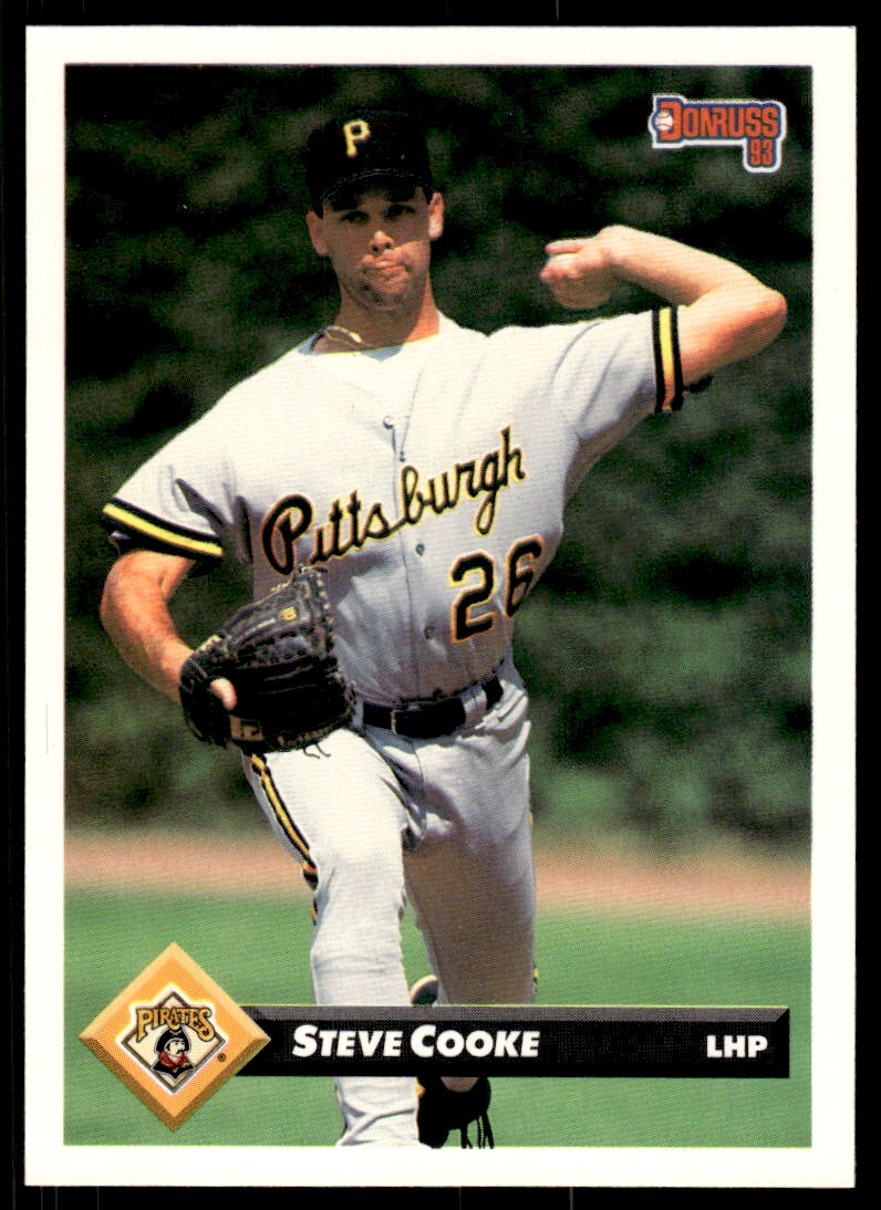 1993 Donruss Baseball Card Steve Cooke Pittsburgh Pirates #150 | eBay