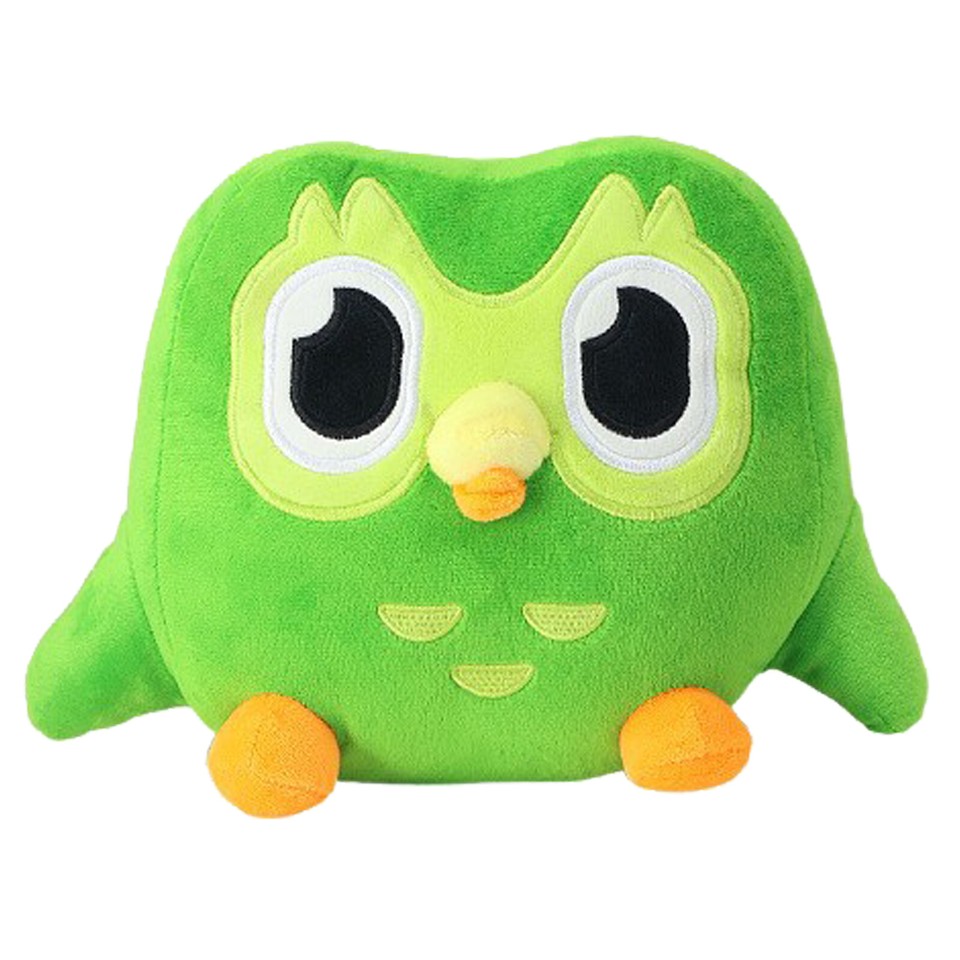 Green Duolingo Owl Plush Toy,Duo Plushie Of Duo The Owl Cartoon Anime ...