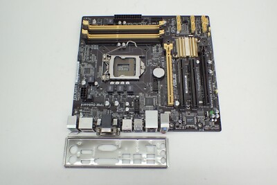 ASUS Q87M-E Inte Q87 LGA 1150 DDR3 Micro ATX Desktop Motherboard W/ IO ...
