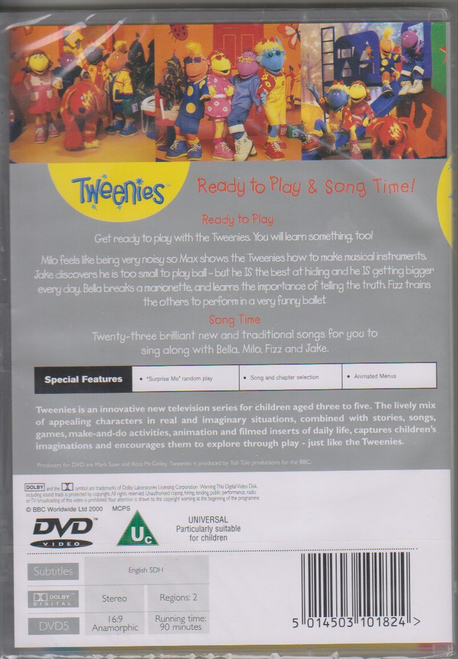 Tweenies New & Sealed BBC CBeebies UK R2 DVDs ---------------- Select ...
