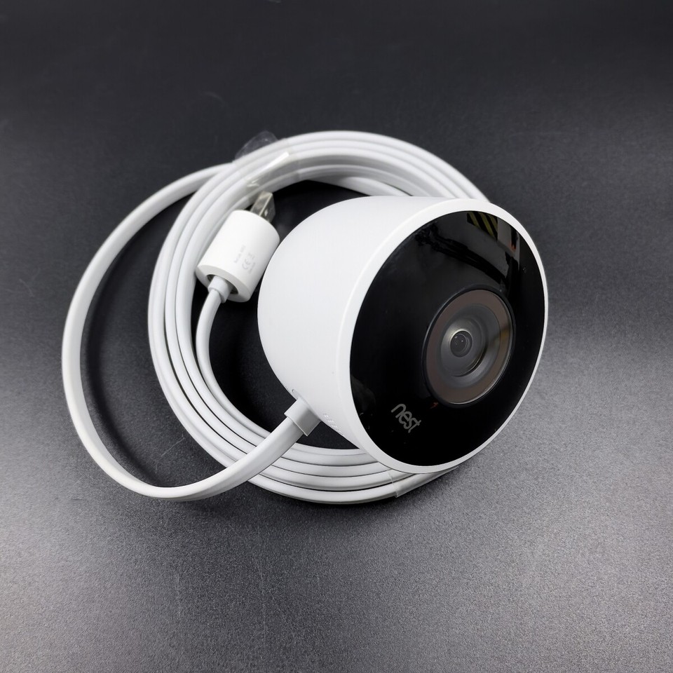 Google Nest Cam Outdoor Security Camera Wired Wi-Fi Night Vision 1080P ...