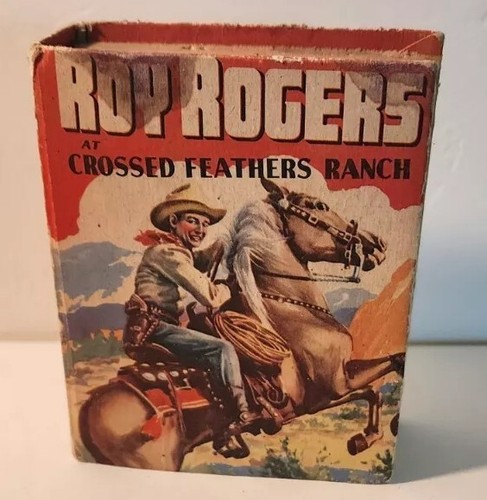 Vintage Roy Rogers Crossed Feathers Ranch Big Little Book condition in ...