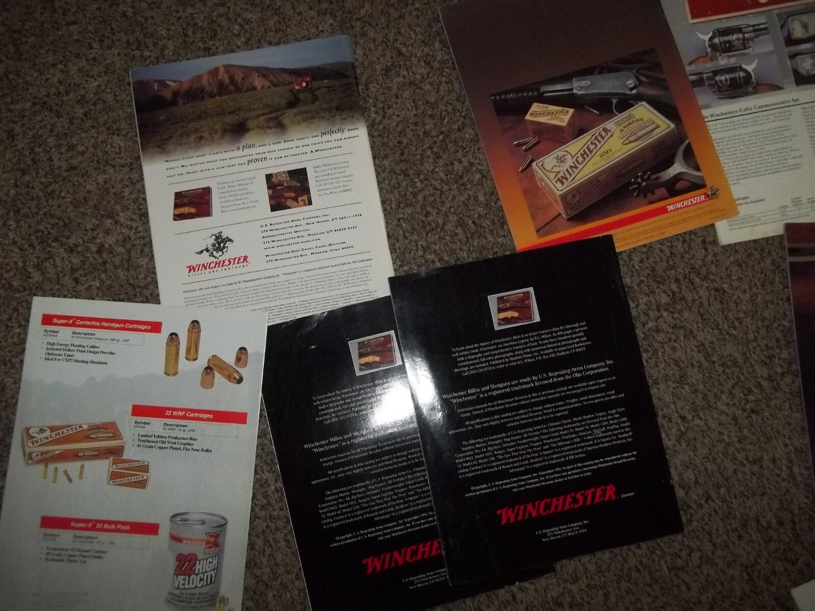 Winchester Rifles & Shotguns catalogs LOT of 23 - WINCHESTER CATALOGS ...