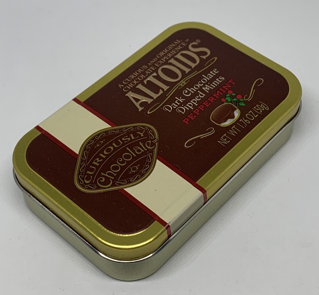 ALTOIDS Dark Chocolate Dipped Mints Tin - Discontinued 1.76 oz for sale ...