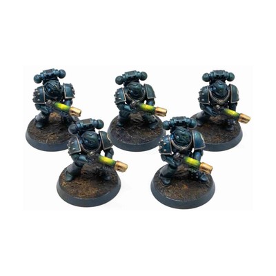 40K Space Marine Horus Heresy Mark IV Space Marine Specialists w/Plasma ...