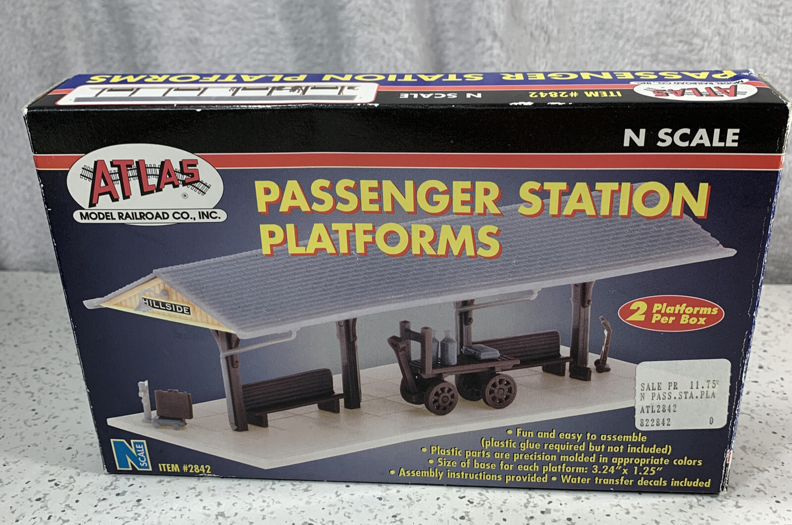 Atlas Railroad Company Inc N Scale - Station Platform BUILDING KIT ...