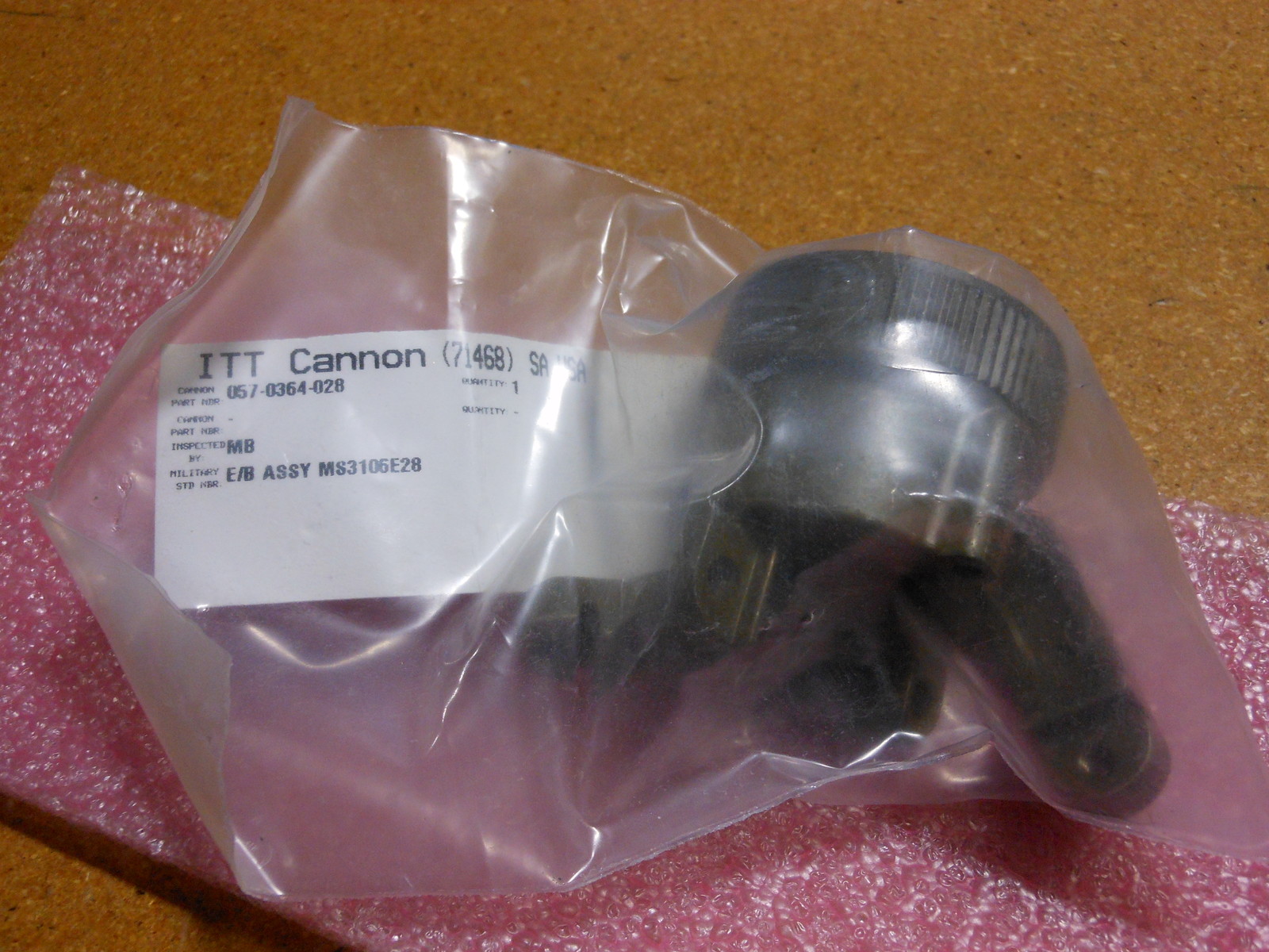 ITT CANNON BACKSHELL # 057-0364-028 NSN: 5935-00-826-3261 | eBay