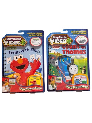 Vintage 2006 New Story Reader Video Plus Elmo & Thomas & Friends Lot Of ...