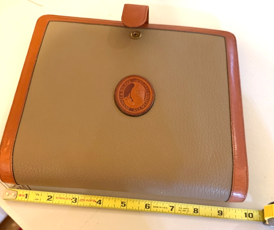 VTG Dooney & Bourke Organizer Notebook Agenda Planner Cover All Weather ...