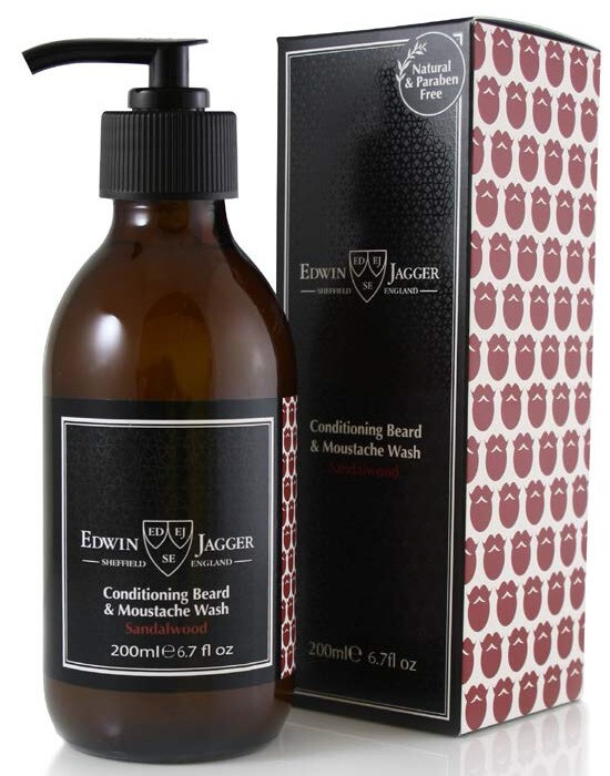 Edwin Jagger Conditioning Beard & Moustache Wash 200ml (Sandalwood) | eBay
