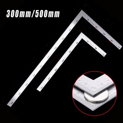 Precision L Square Angle Ruler Carpentry Layout Workshop Tools Supply ...