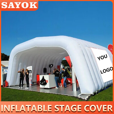 Inflatable Stage Cover With Big Opening Blow Up Stage Roof Event Tent ...