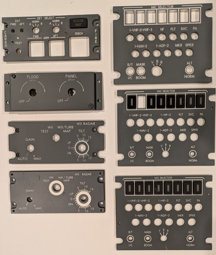 Boeing 737 Pedestal Panels for a Flight Simulator | eBay