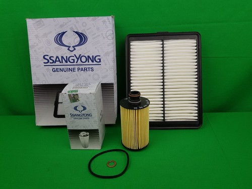 GENUINE SSANGYONG TIVOLI SUV X100 1.6 L TD FILTER PACK(OIL + AIR + FUEL ...