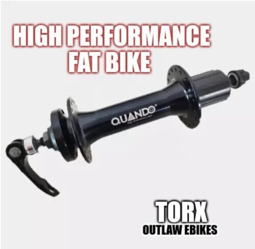 Quando Fat Bike Rear Hub Aluminum 190mm Qr 7/8/9 Speed 36h Cassette ...